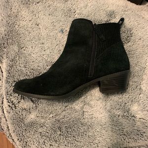 Vionic | Shoes | Vionic Black Suede Bootie | Poshmark